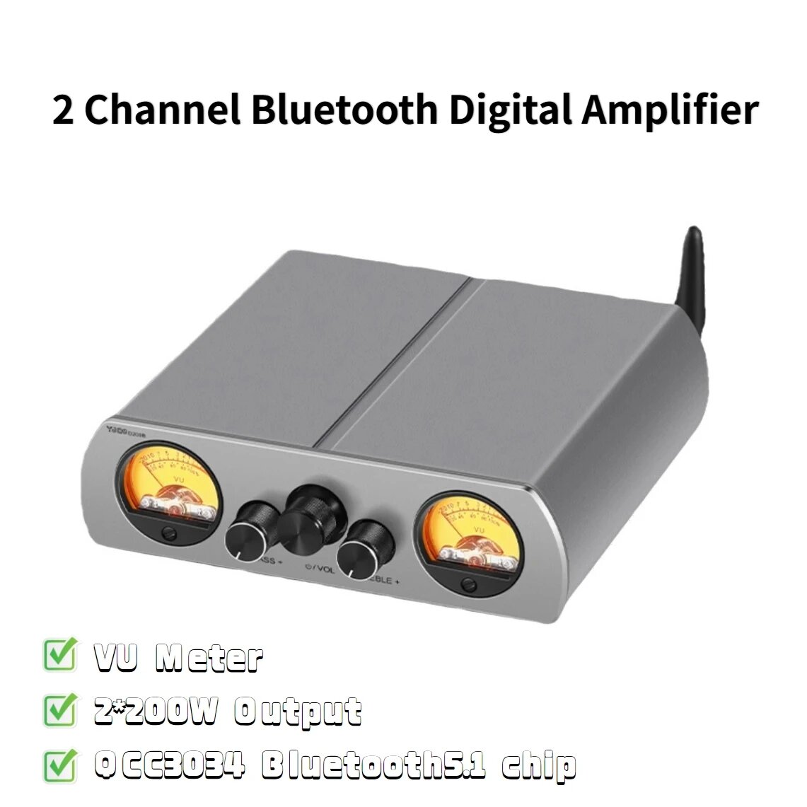 TPA3223 Усилитель звука 200 Вт * 2 Усилитель мощности звука для динамика Цифровой усилитель Bluetooth 5,1 усилитель QCC3034 Поддержка Aptx-HD
