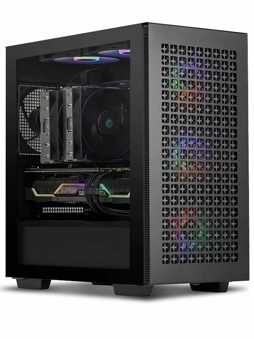 Корпус для ПК DeepCool CH370 ARGB Black