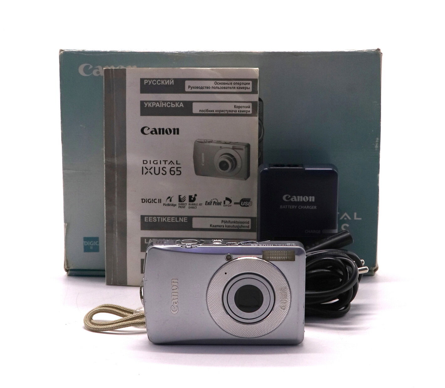 Фотоаппарат Canon Digital IXUS 65 в упаковке