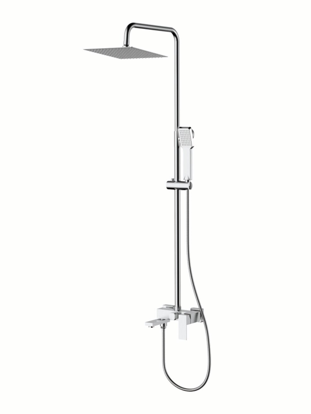 Душевая система с тропическим душем и смесителем Ledeme L72425-1
