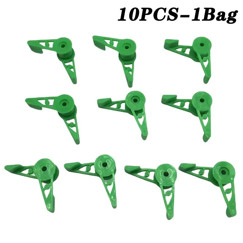 Пластиковый регулируемый держатель для растений Green-10PCS