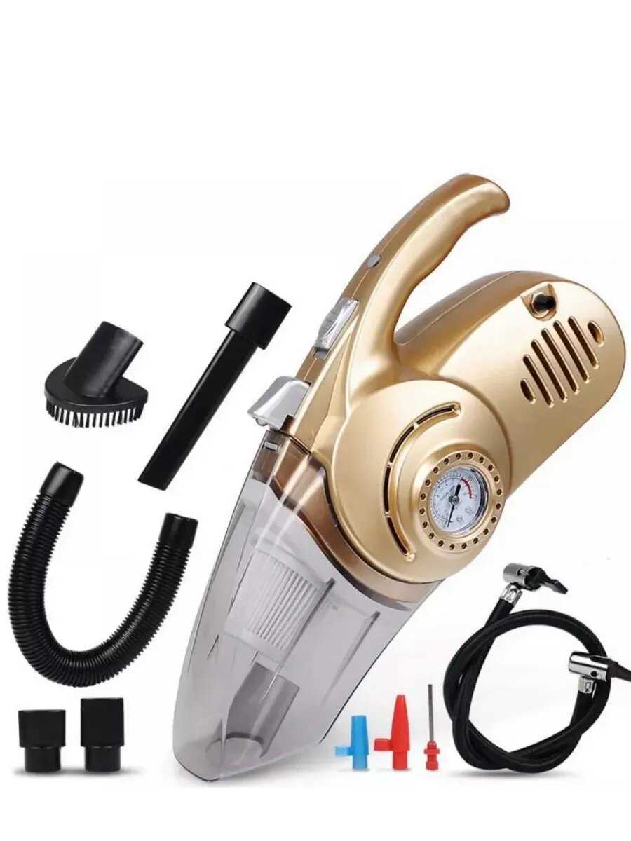 Автомобильный пылесос ручной c компрессором