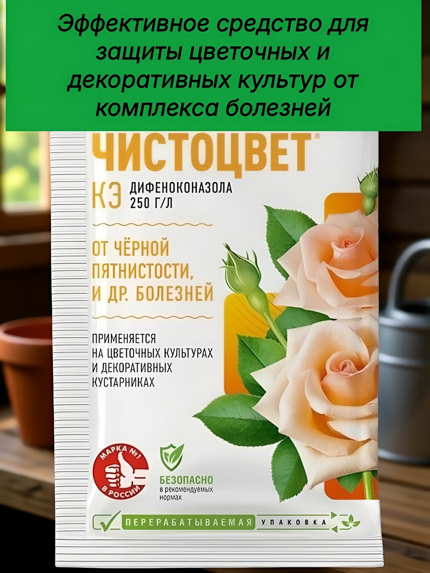 Защита от насекомых, черной пятнистости