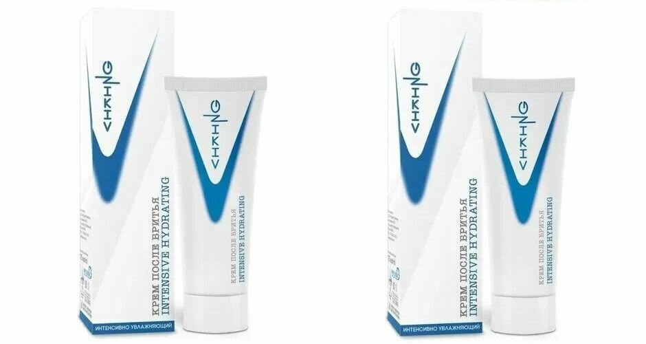 Viking Крем после бритья увлажняющий Intensive hydrating, 75 мл, 2 шт