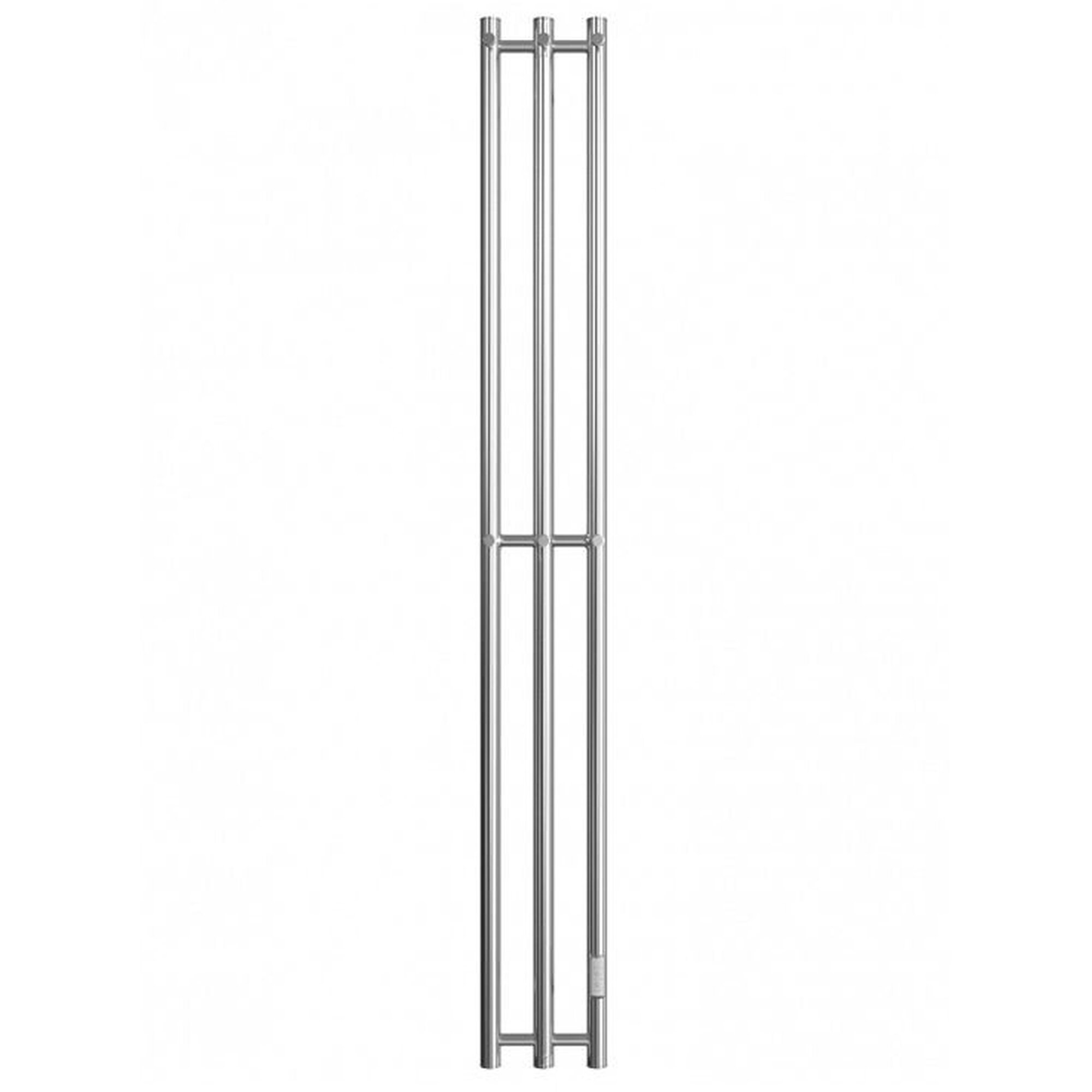 Полотенцесушитель электрический Двин (Dveen) X-3 neo 140х12 см, 1х1/2″ К диммер полированный хром