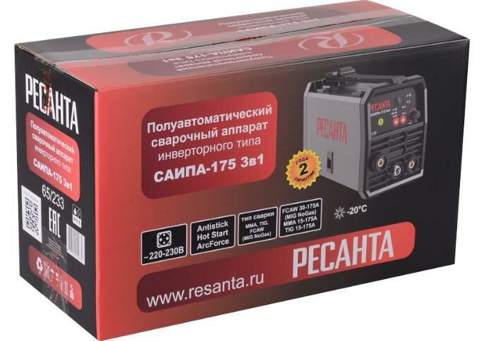 Полуавтомат сварочный САИПА-175 3в1 Ресанта 65/233