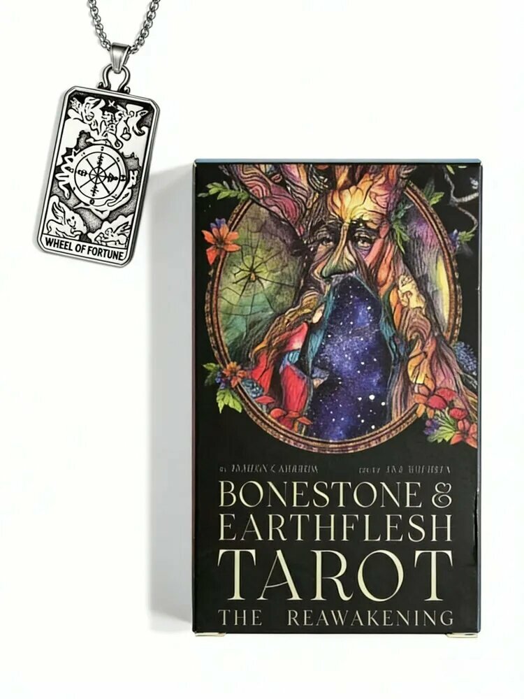 Таро (Bonestone & Earthflesh Tarot) с подарочным стальным кулоном