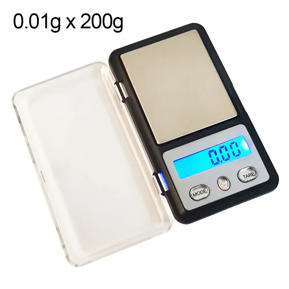 Мини-весы 200г, 0.01g x 200g, черные