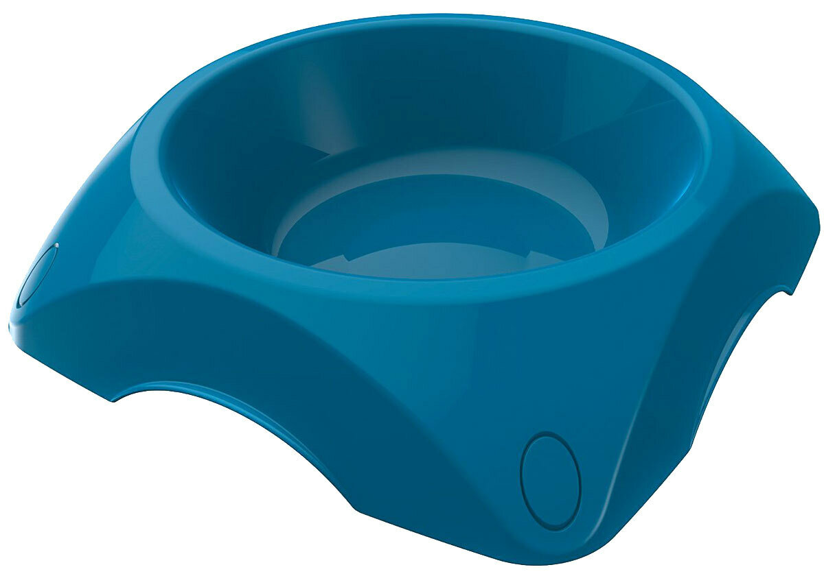 Пластиковая миска для собак Bama Pet Ciotola, объём - 1,2 л, цвет - синий