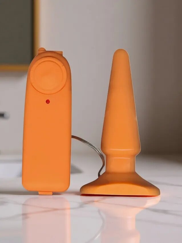 Анальная вибровтулка ToyJoy Funky Vibrating, силикон, с вибрацией