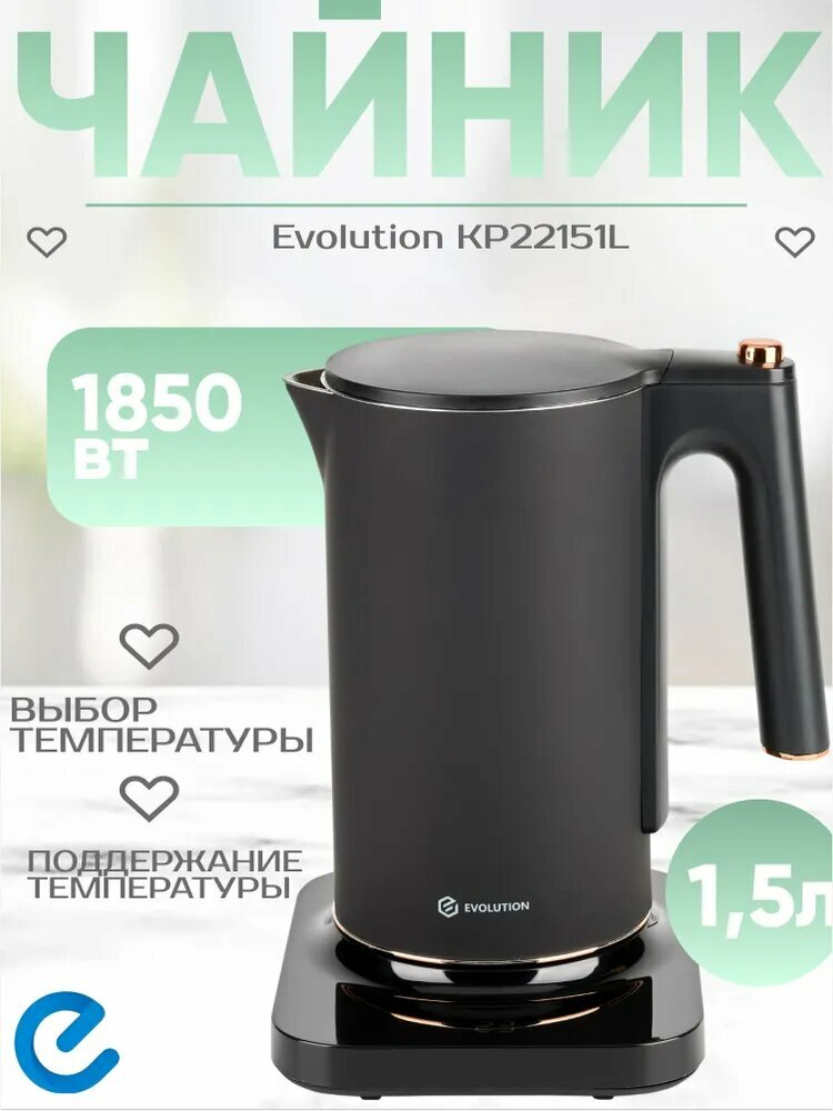 Электрический чайник Evolution KP22151L Thermocontrol