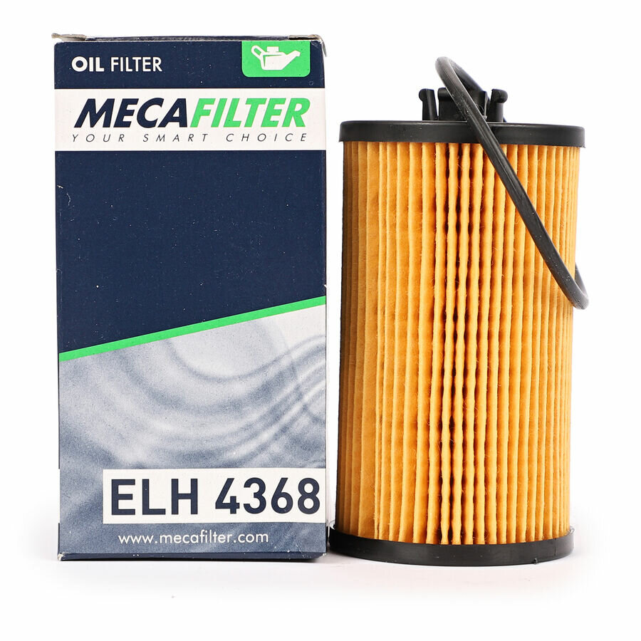 Фильтр Масляный Opel Agila, Astra H/C, Meriva, Vectra, Zafira 1.0-1.8L 2007 > (MECAFILTER ELH4368) — фото 1
