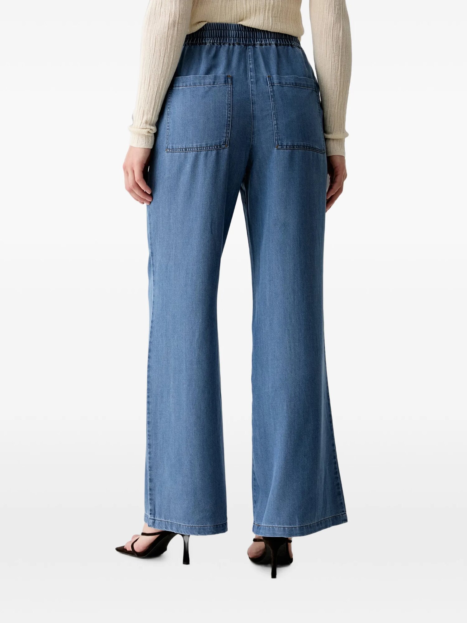 Джинсы Mos Mosh Drawstring wide-leg jeans, размер S — фото 1