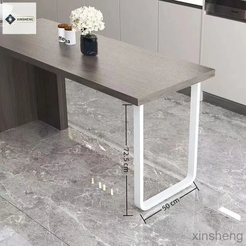Ножки стола U-образные металлические белые, 50*72.5 см