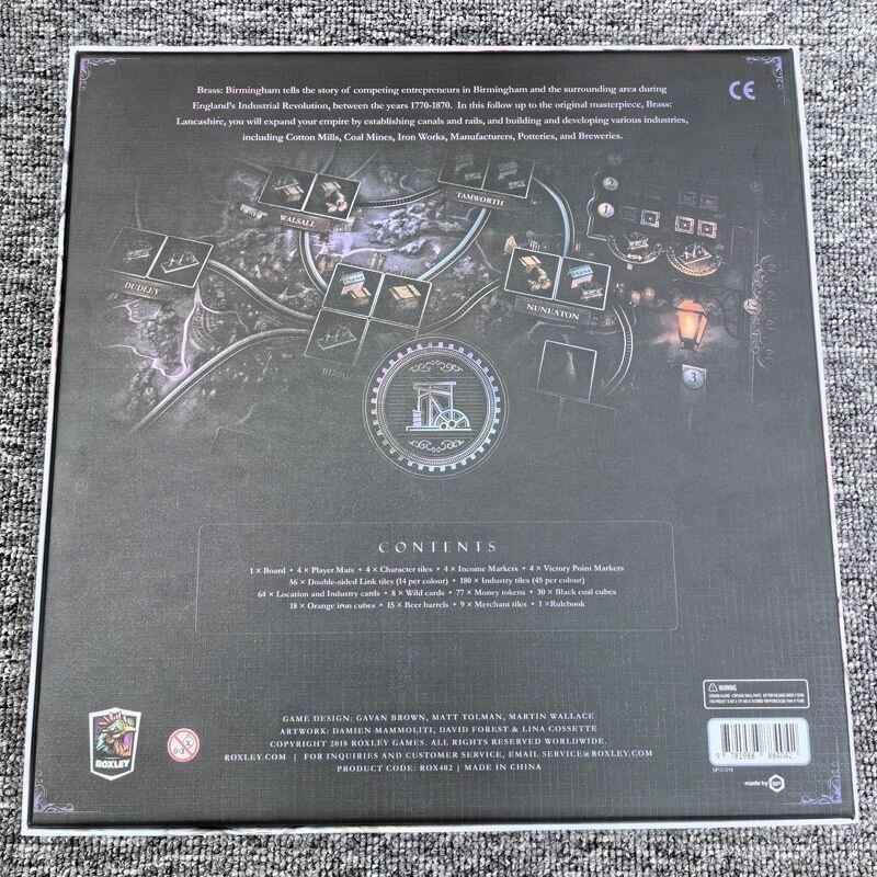 Брасс Бирмингем настольная экономическая игра, стратегия.