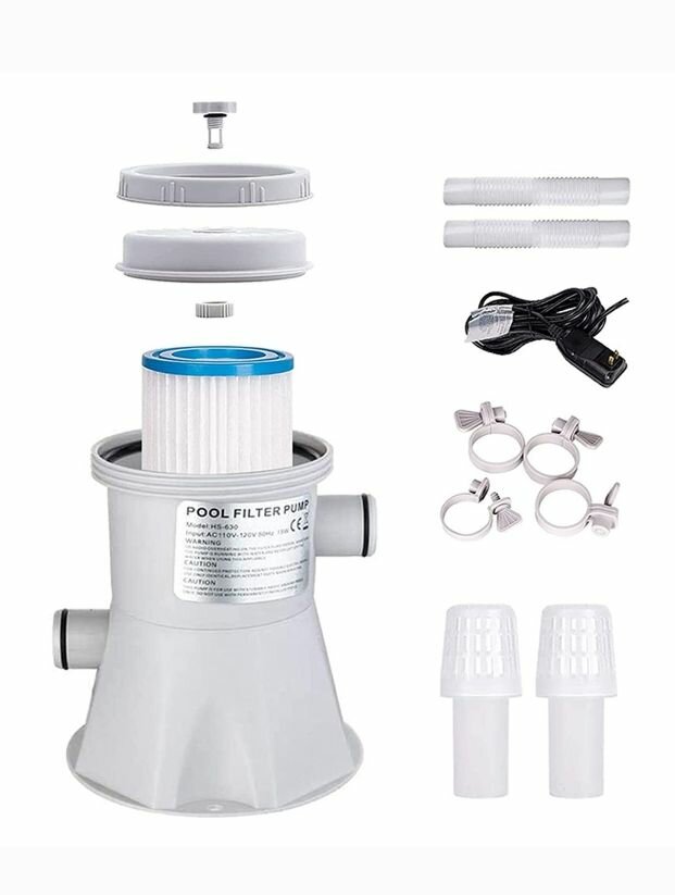 Насос с фильтром для бассейна, Электрический циркуляционный очиститель для бассейна