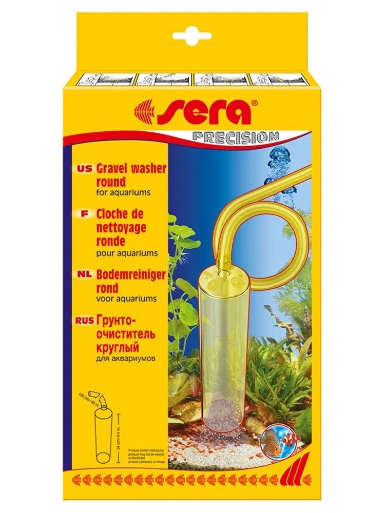 Грунтоочиститель Sera "GRAVEL WASHER", комбинированный, пластик, для аквариума, до 350 л