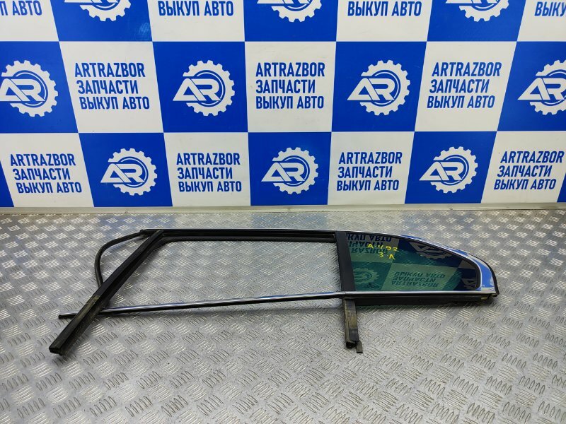 Б/У Стекло двери задней левой (форточка) Skoda Superb 3T / Шкода Суперб 3T 1.8 CDA 152 Л.С. 2012