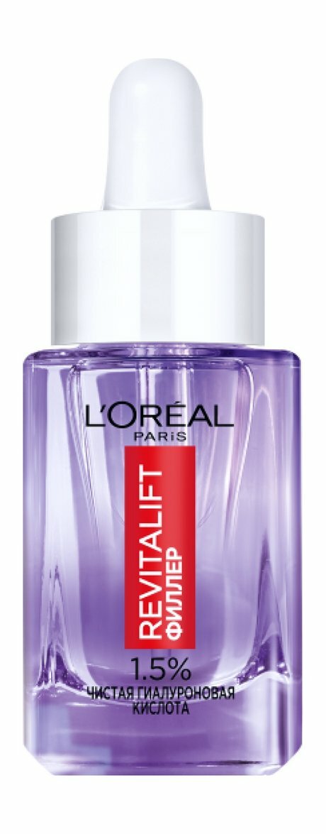L'Oreal Paris Revitalift Филлер Увлажняющая сыворотка Сывортка-филлер против морщин для лица и шеи с гиалуроновой кислотой 1,5% | 15 мл 15мл