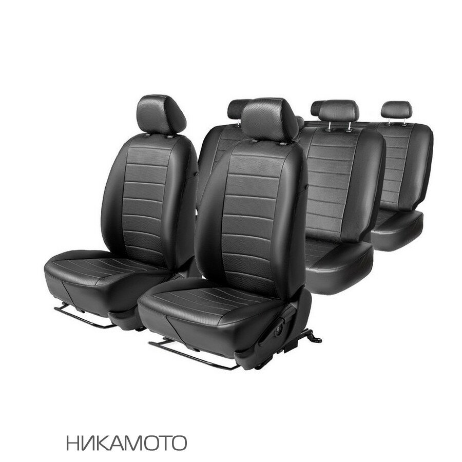 RIVAL SC60191 Чехлы на сиденья LADA LARGUS / LARGUS CROSS SW7 21- экокожа, строчка
