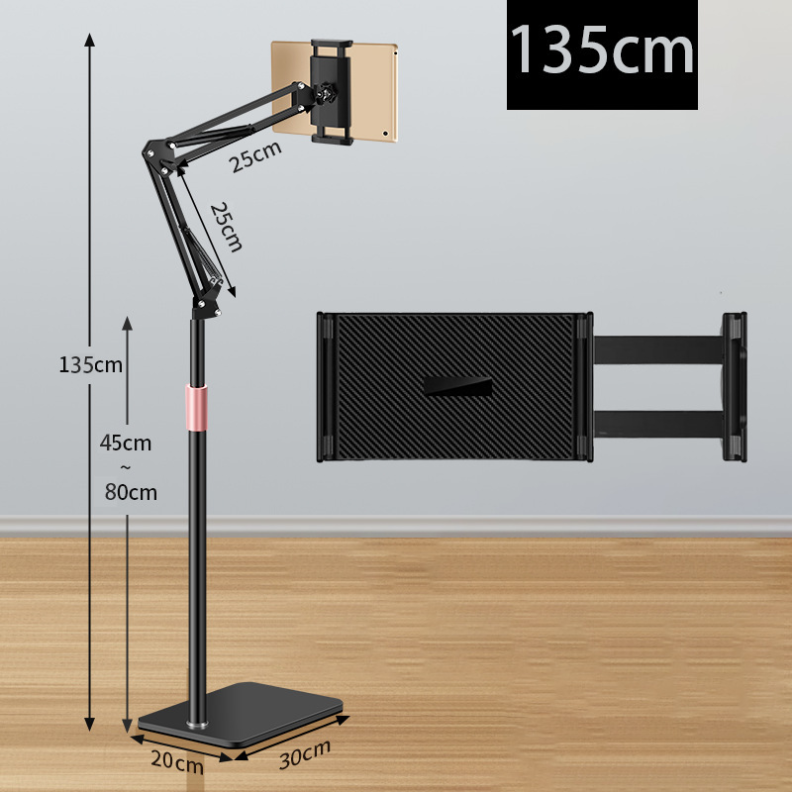 Напольная подставка для планшетного компьютера (регулируемая по высоте, устойчивая и прочная) подходит для дома и офиса