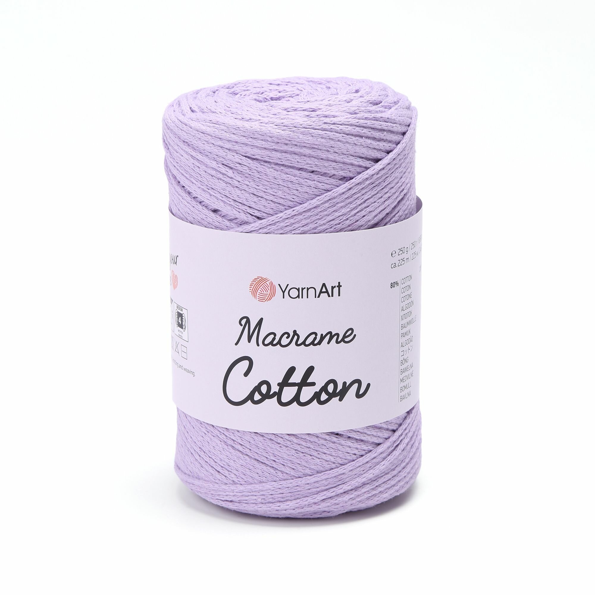 Пряжа YarnArt Macrame Cotton (1 моток) 765 астра
