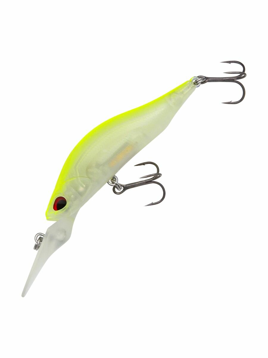 Воблер DUO International Realis Rozante Shad 63MR, CCC3028 Ghost Chart, 63 мм, 6,8 г, нейтральный, шэд
