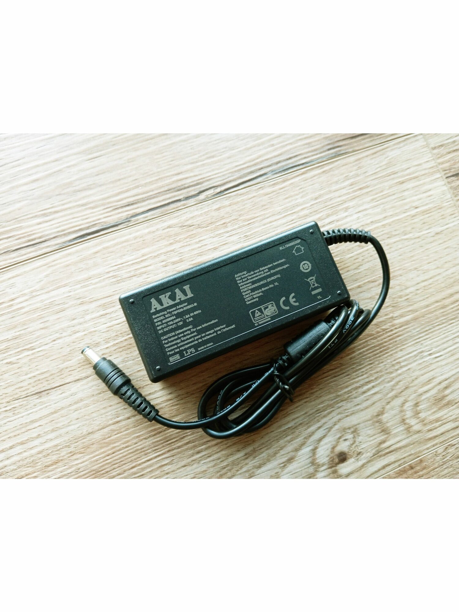 Адаптер питания для Akai PRO MPC One + (Plus) для грувбокса (сетевой блок 12V 3A)