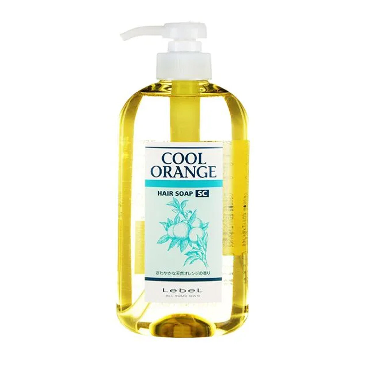 Шампунь для волос и кожи головы Lebel Cool Orange Hair Soap Super Cool Шампунь 600 мл