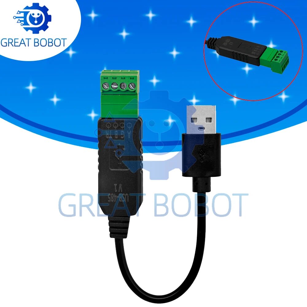 USB модуль RS485 к USB baishundianzi 1PC