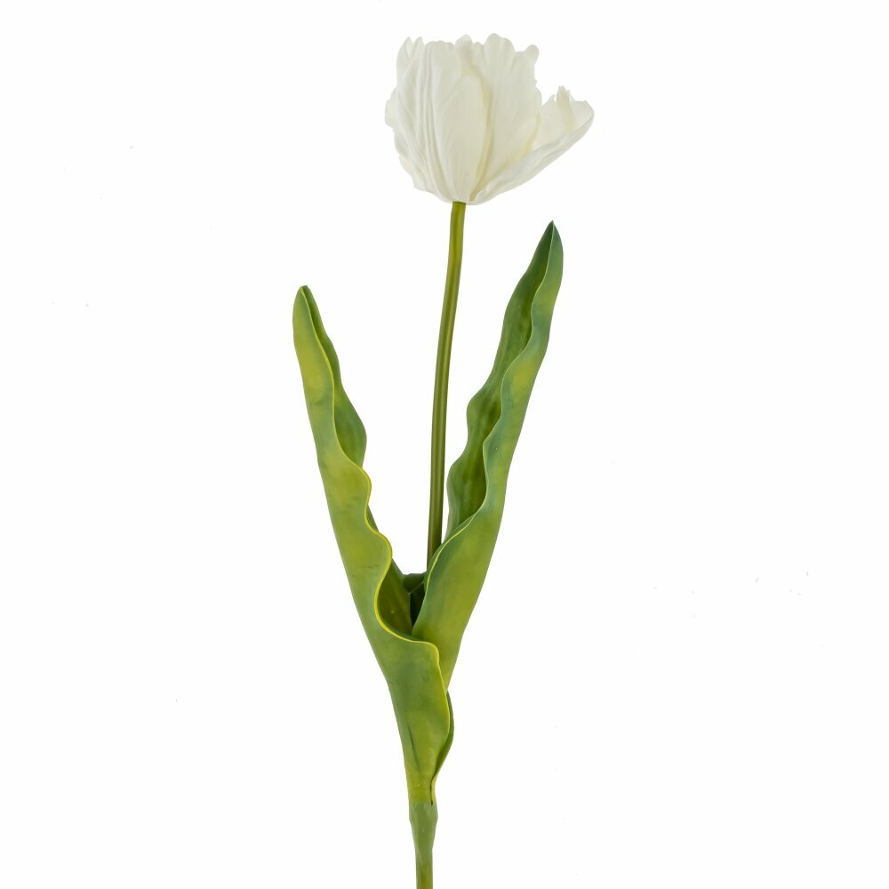 Цветок искусственный "Тюльпан" (Real Touch), L22 W9 H61 см