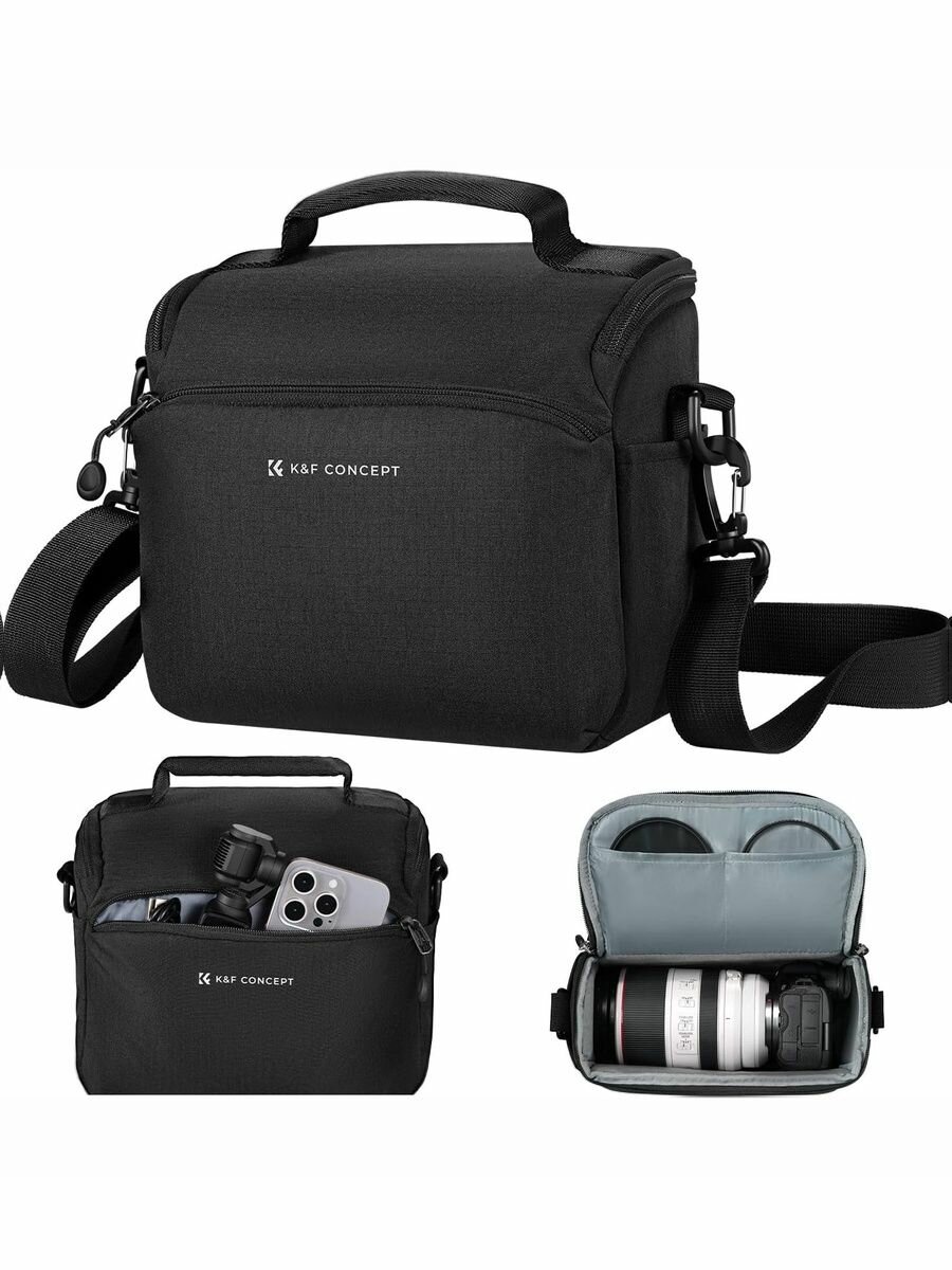 Сумка фотографа для фотоаппарата через плечо универсальная K&F Concept KF13.179