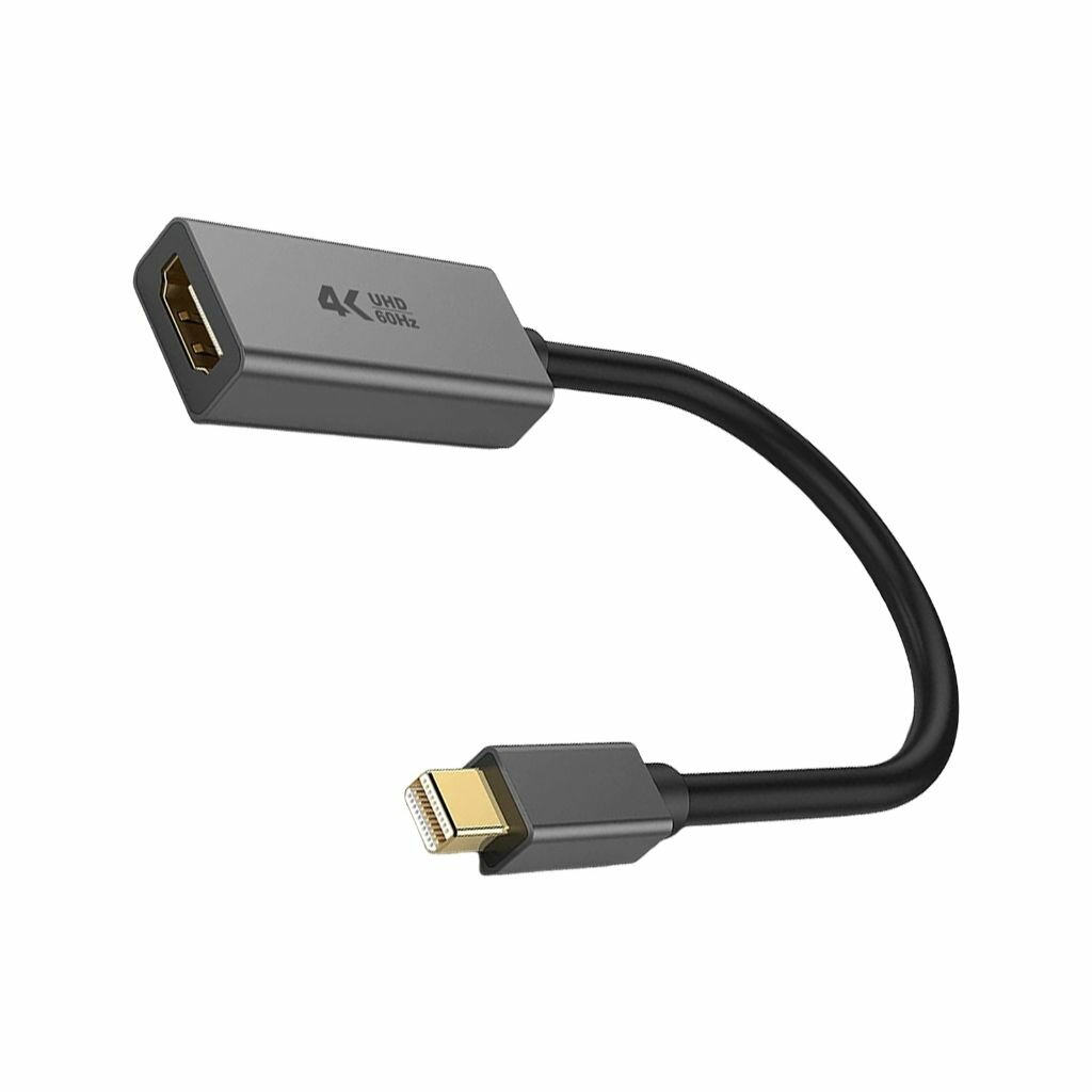 Mini DisplayPort To Hdmis Адаптер 4K60Hz Разрешение Алюминиевый Корпус Для Проекторов, - 4K 60 Гц
