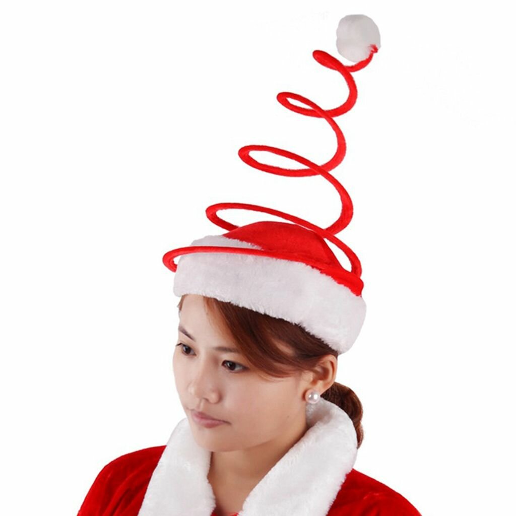 Рождественская новая шляпа для выпускного вечера -красная рождественская