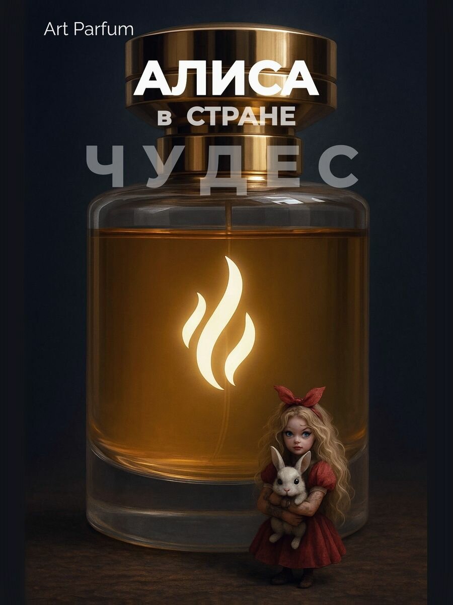 AromaKo Арт парфюм, унисекс, "Алиса в стране Чудес", 30 мл, шафран