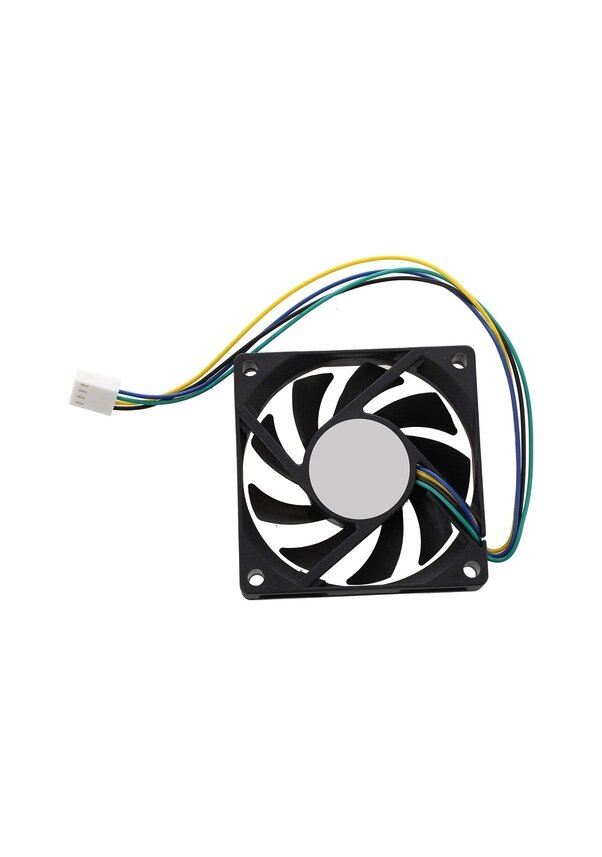 Вентилятор для кулера процессора 70x70x15 мм 12 В 4-контактный ШИМ-усилитель для ПК, черный