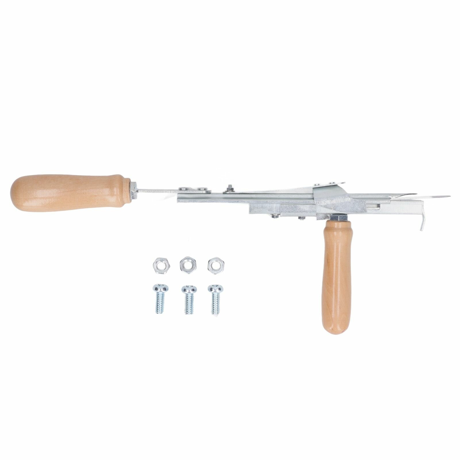 Ручная машина для изготовления ковров с ручкой из бука, нержавеющая, безопасная тафтинговая машина сделай сам , ручная скорость для начинающих