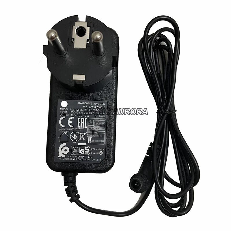 Адаптер Magic Aurora ADS-40FSG-19 19V 1.3A для монитора LG EU Plug (Type 1)