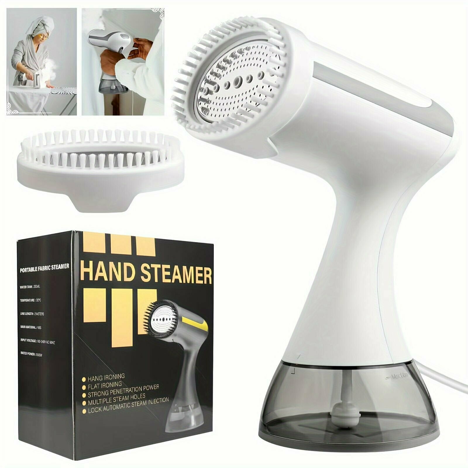 Паровая машина, мощность 2000Вт, резервуар 300мл, съемный, быстрый нагрев