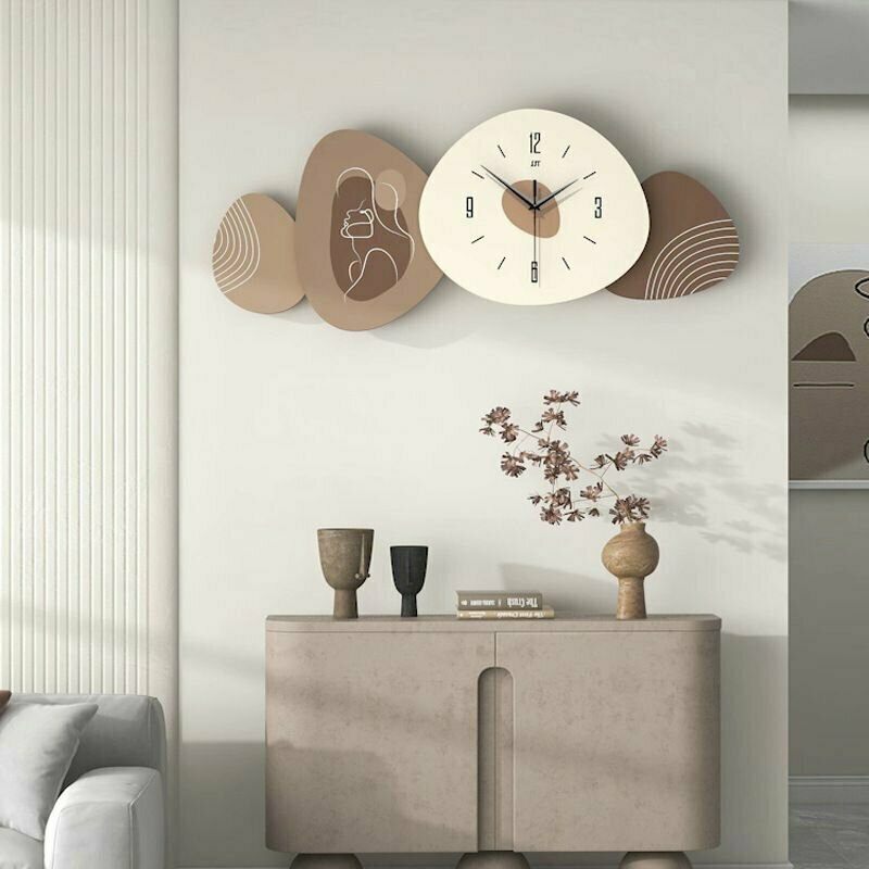 Простые модные настенные часы, настенный декор, домашний подарок, тихие секунды yanzishop