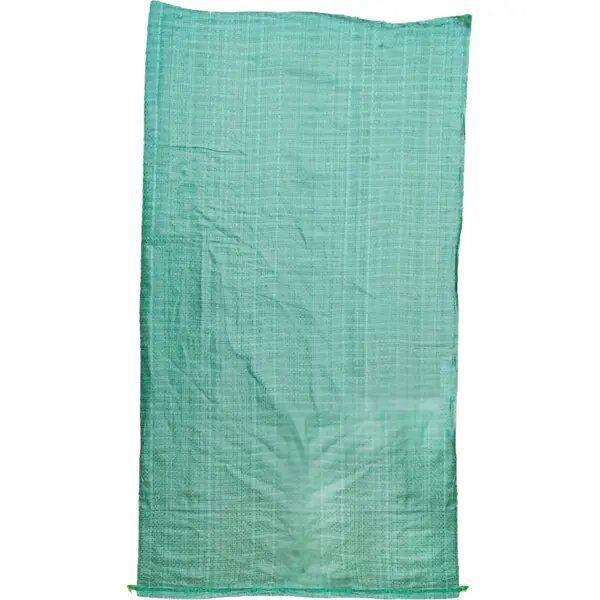 Мешки для строительного мусора 50 л 50x90 см полипропилен зеленый