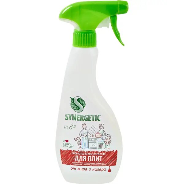 Средство чистящее для удаления жира и нагара Synergetic 500 мл