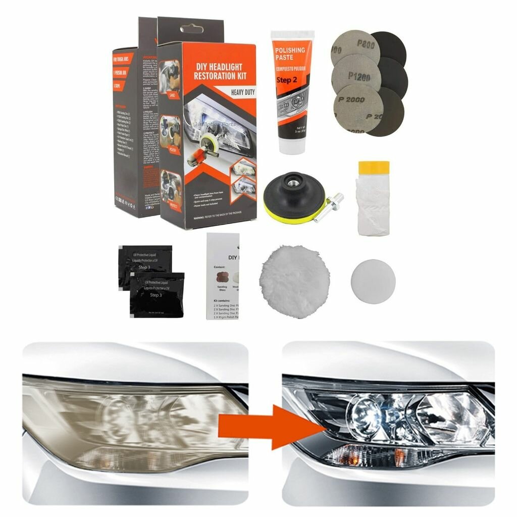 Инструмент для восстановления яркости фар