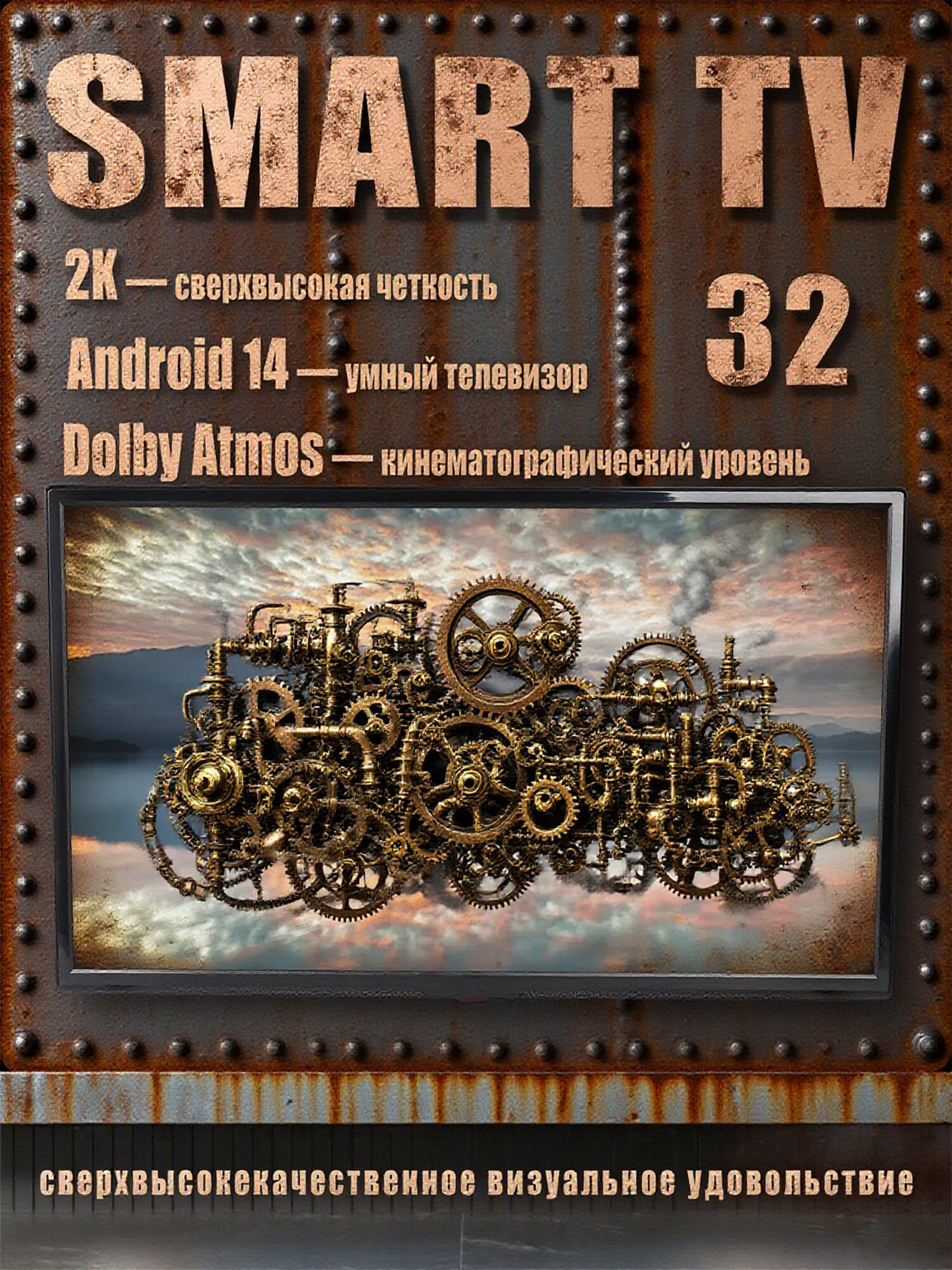 32-дюймовый изогнутый телевизор, 178° VA HD