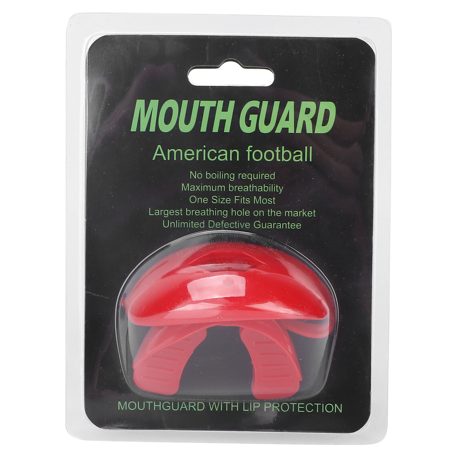 Shock Mouth Guard Flavored Sports Mouthguard Football Lacrosse Hockey BasketballRed