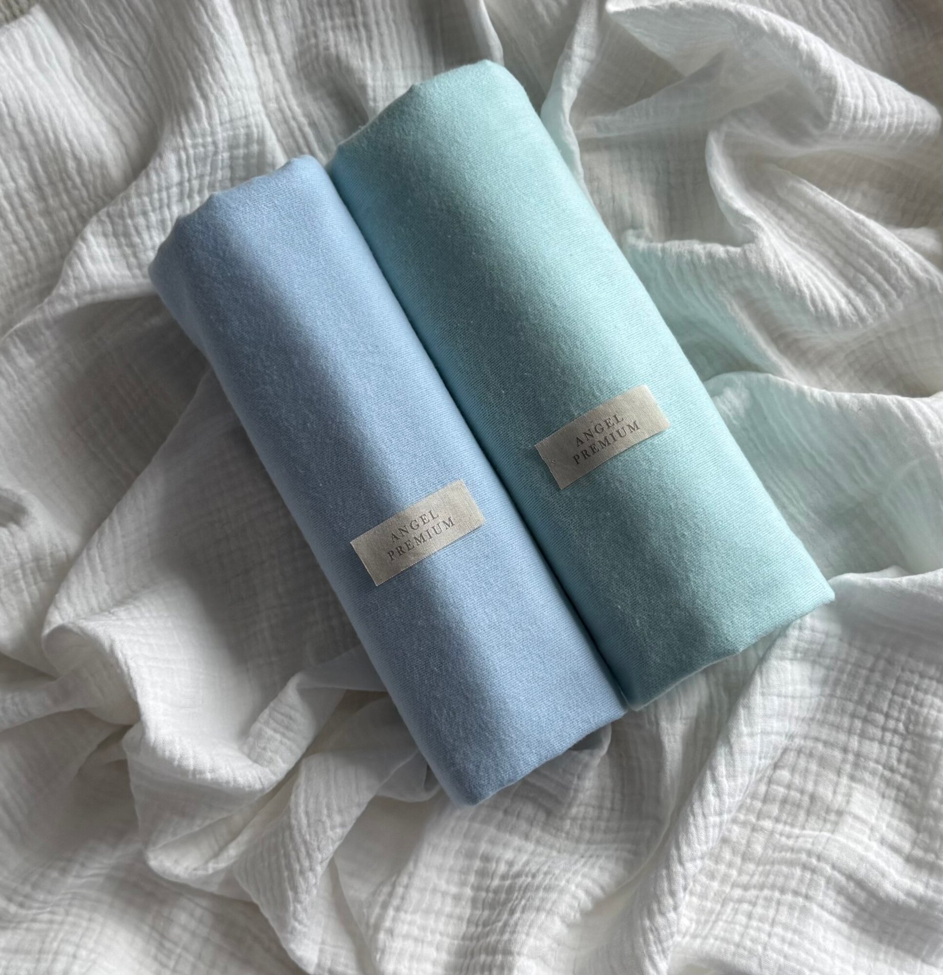 Набор больших фланелевых пеленок ANGEL PREMIUM