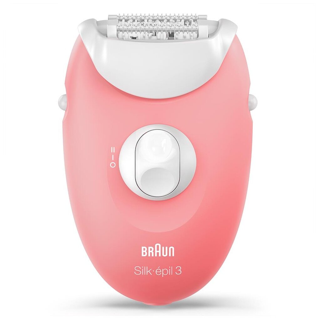 Эпилятор Braun 3-176 Silk-epil 3 SE 70 мм розовый