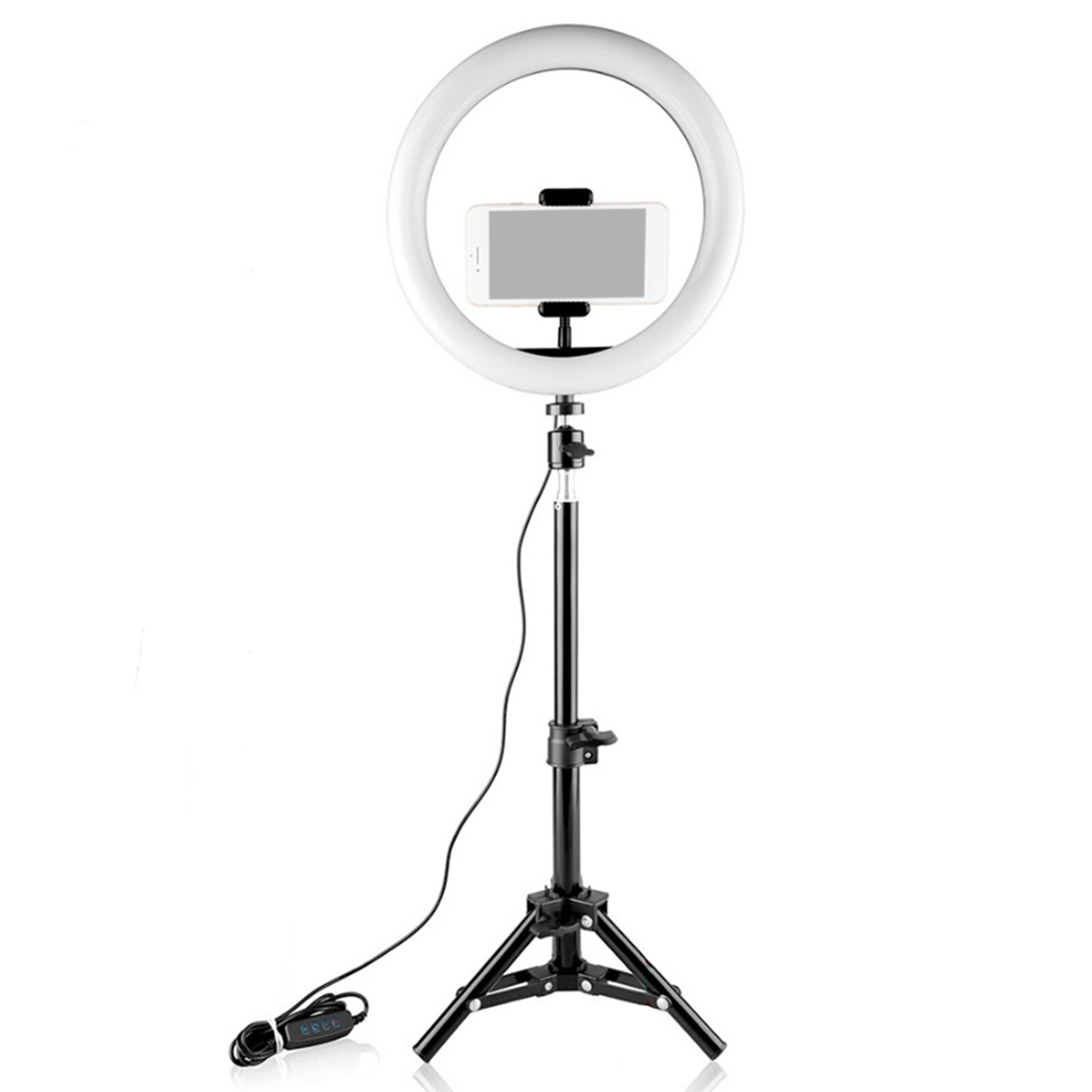 26 см / 10 дюймов Mini LED Video Ring Light Лампа с регулируемой яркостью 3 режима