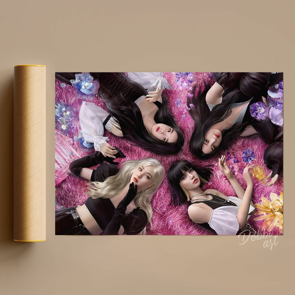 Постер Blackpink 40х50 см без рамы/ Блэкпинк, Кпоп, Kpop/ Плакат для интерьера, в подарок