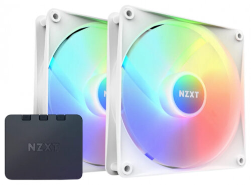 Вентиляторы для корпуса Nzxt F140 RGB Core Twin Pack White 2шт (RF-C14DF-W1)
